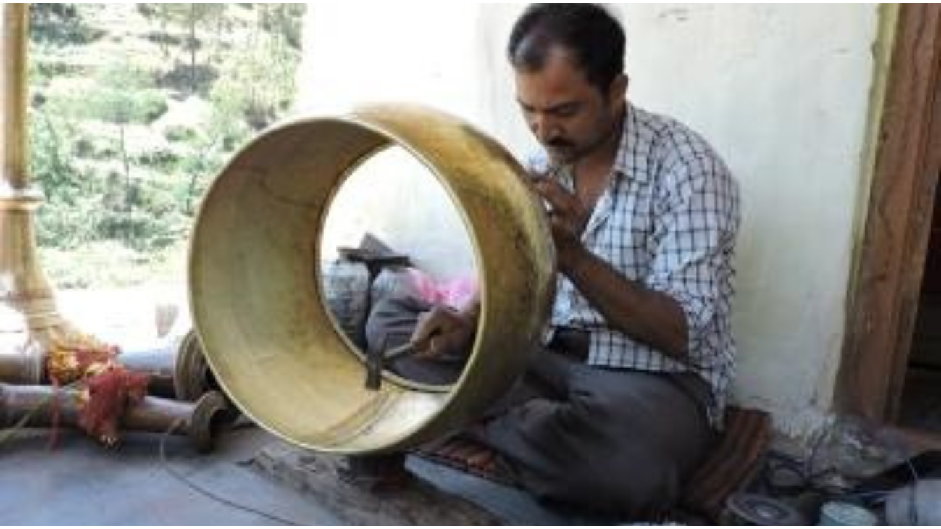 DEV KE MOHRE/ MUKHOTE KA KAAM – MASK MAKING - GRAM DISHA TRUST