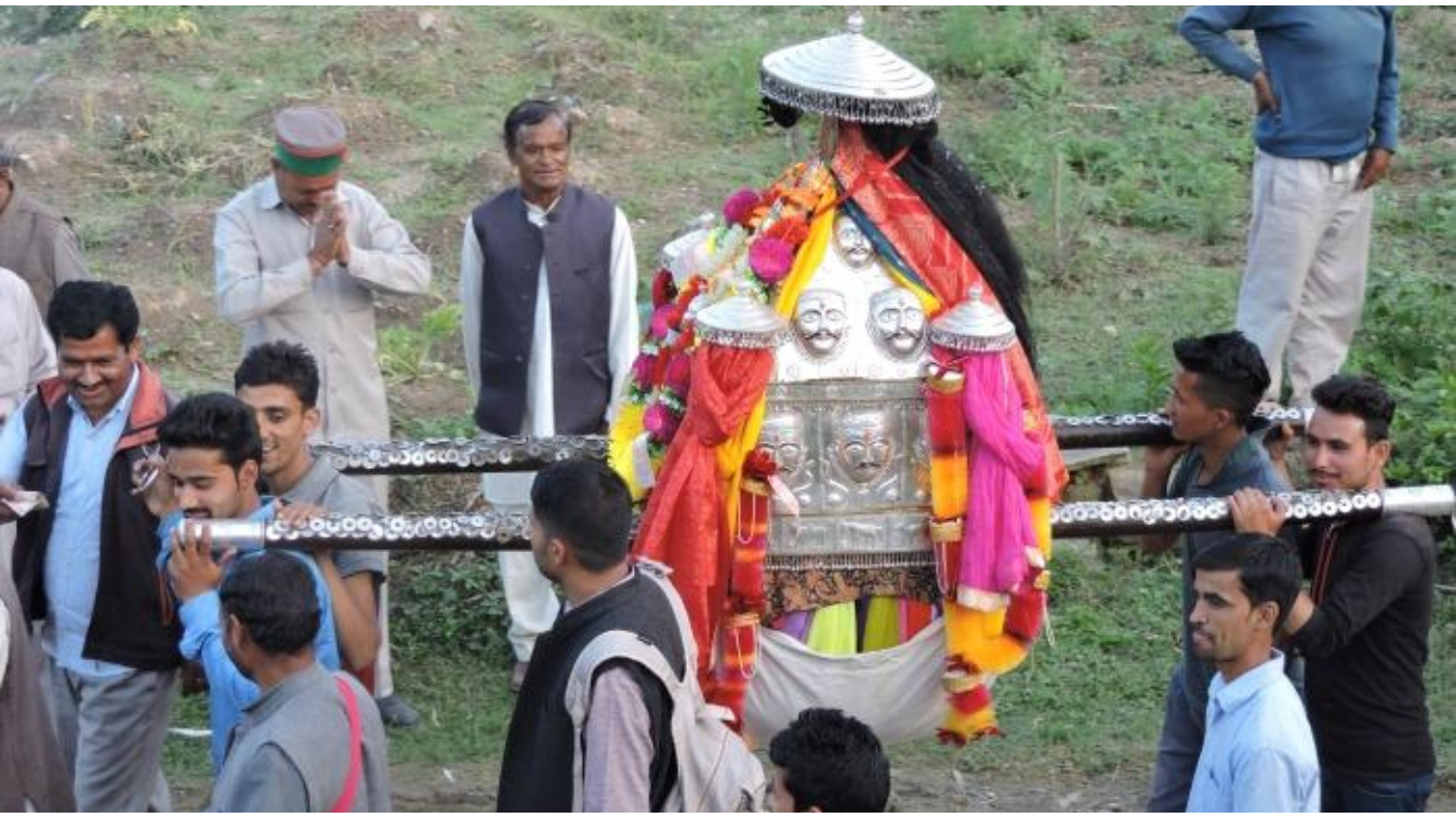 DEV KE MOHRE/ MUKHOTE KA KAAM – MASK MAKING - GRAM DISHA TRUST